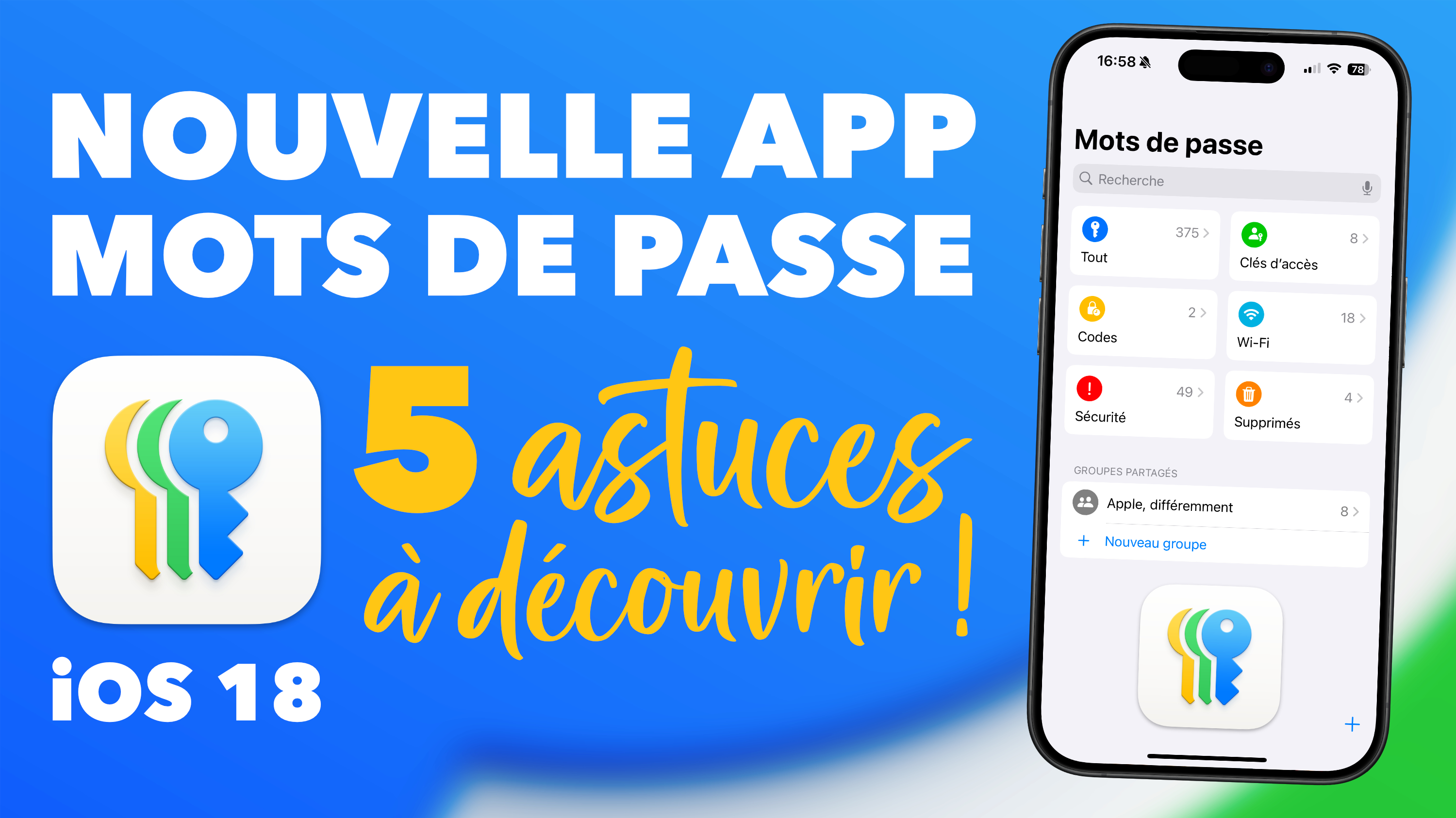 application-app-mots-de-passe-iOS18-iphone-apple - Audrey Couleau